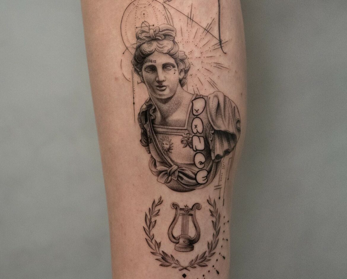 12 Latest Apollo Tattoos To Inspire You In 2024!