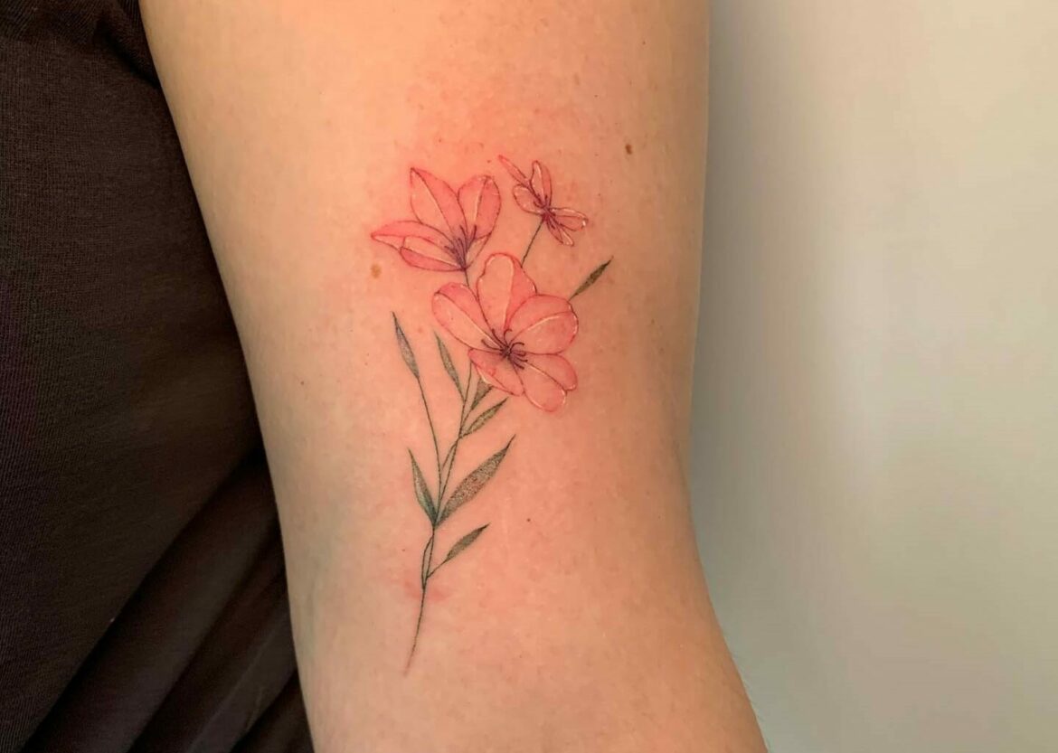 11+ Pink Flower Tattoos That Will Blow Your Mind!