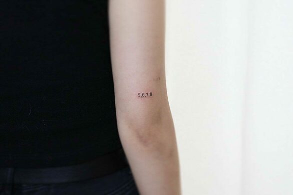 10+ Tattoo Number Styles That Will Blow Your Mind!