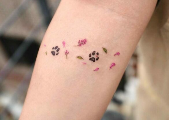 20+ Memorial Paw Print Tattoo Ideas That Will Blow Your Mind!