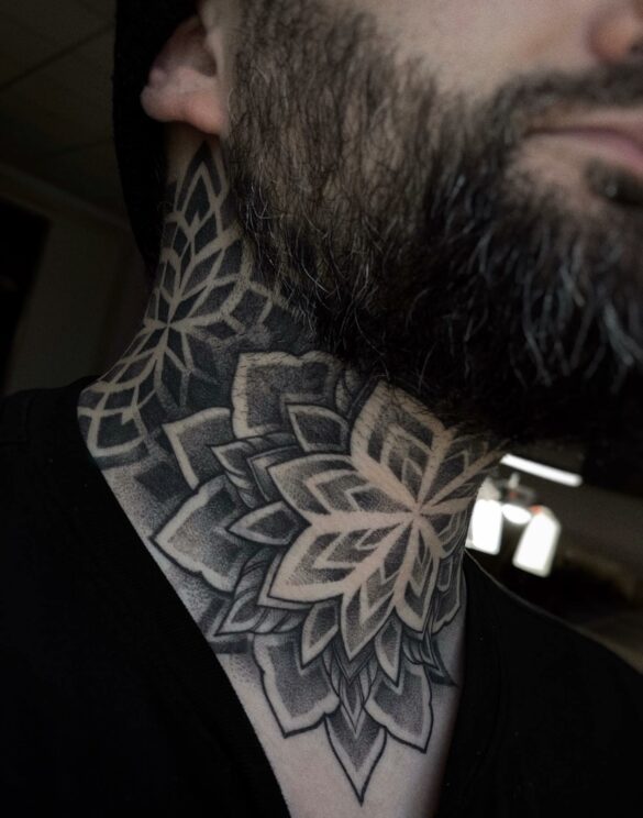 90 Latest Neck Tattoo Ideas To Inspire You In 2024!