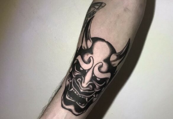12+ BEST ONI MASK TATTOOS TO INSPIRE YOU - UPDATED 2024