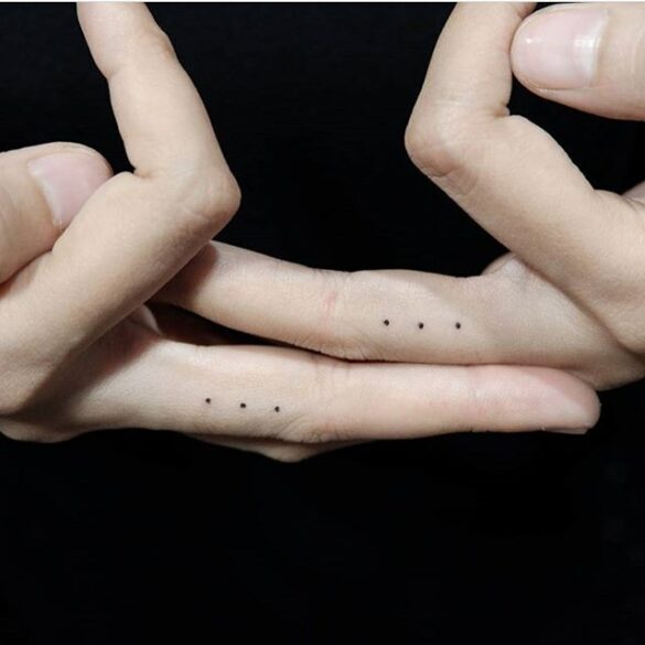 3 Dots Tattoos - Subtle But With A Big Meaning!