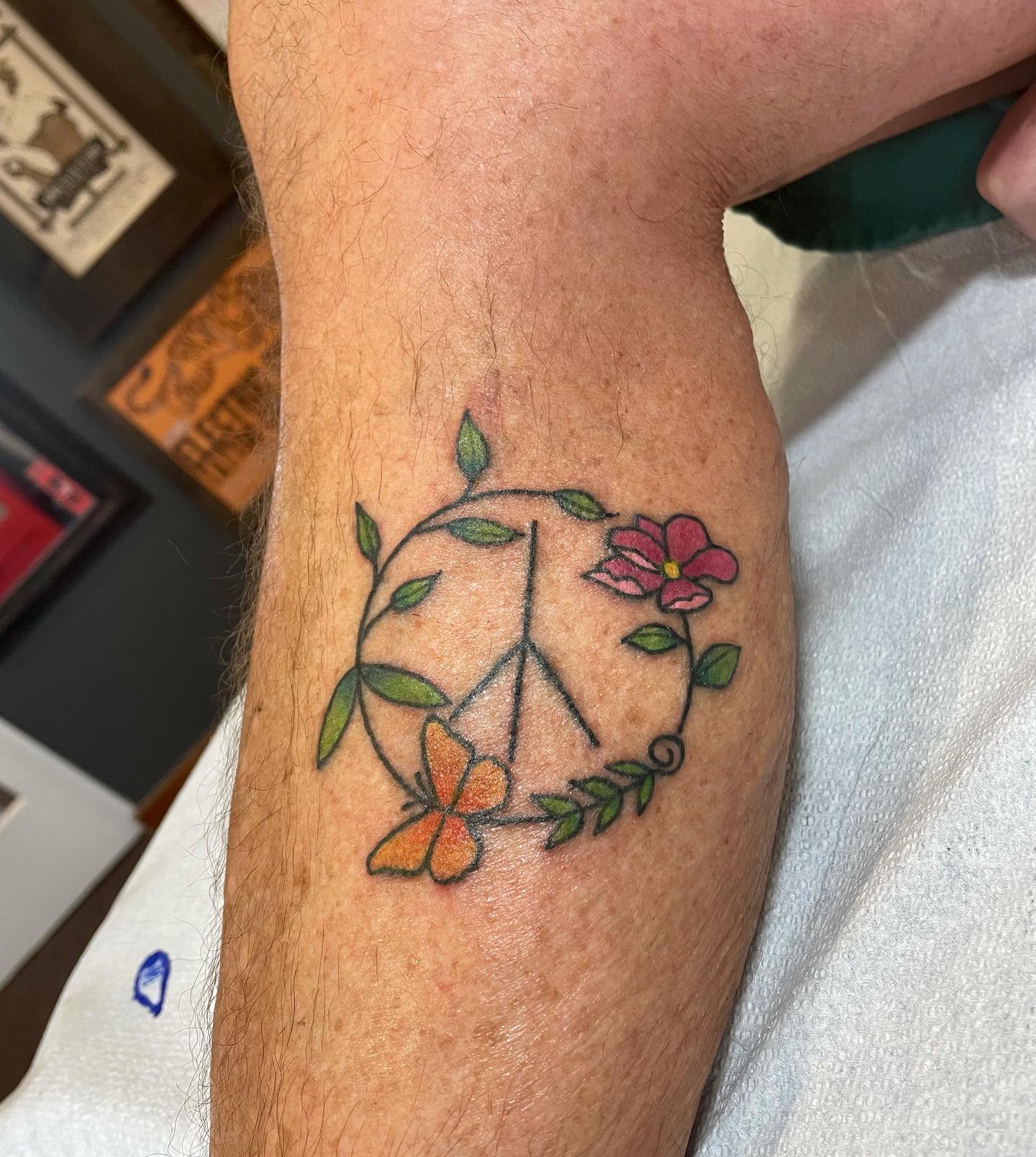 Amazing Peace Sign Tattoo Ideas To Inspire You in 2024