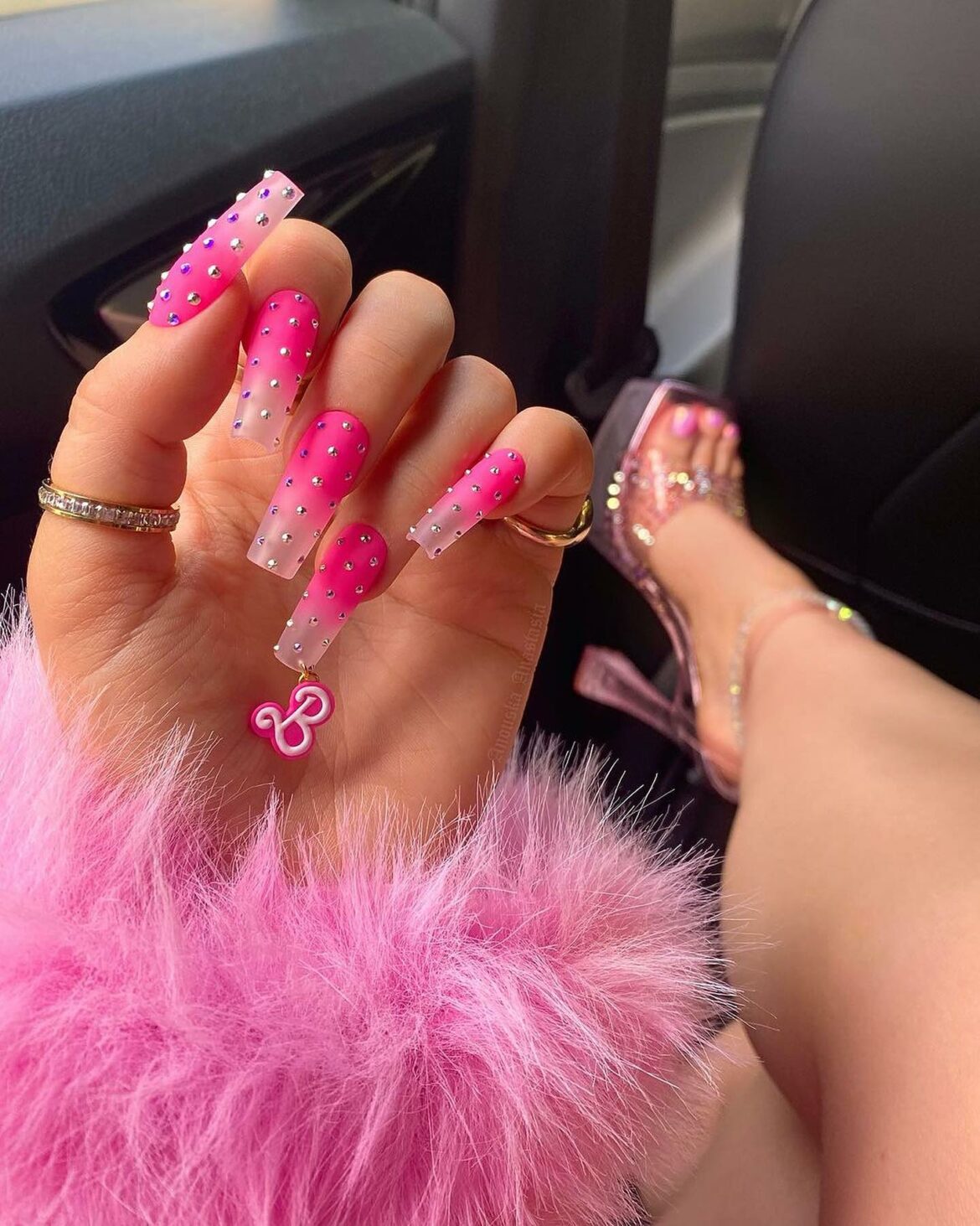Playful and Fun 30 Barbie Nails To Try in 2024