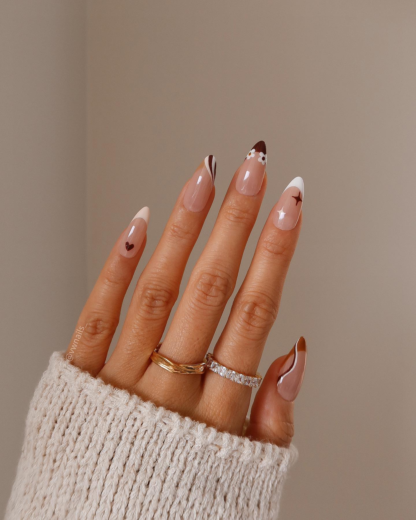 40 Latest Brown French Tip Nail Ideas To Try in 2024!
