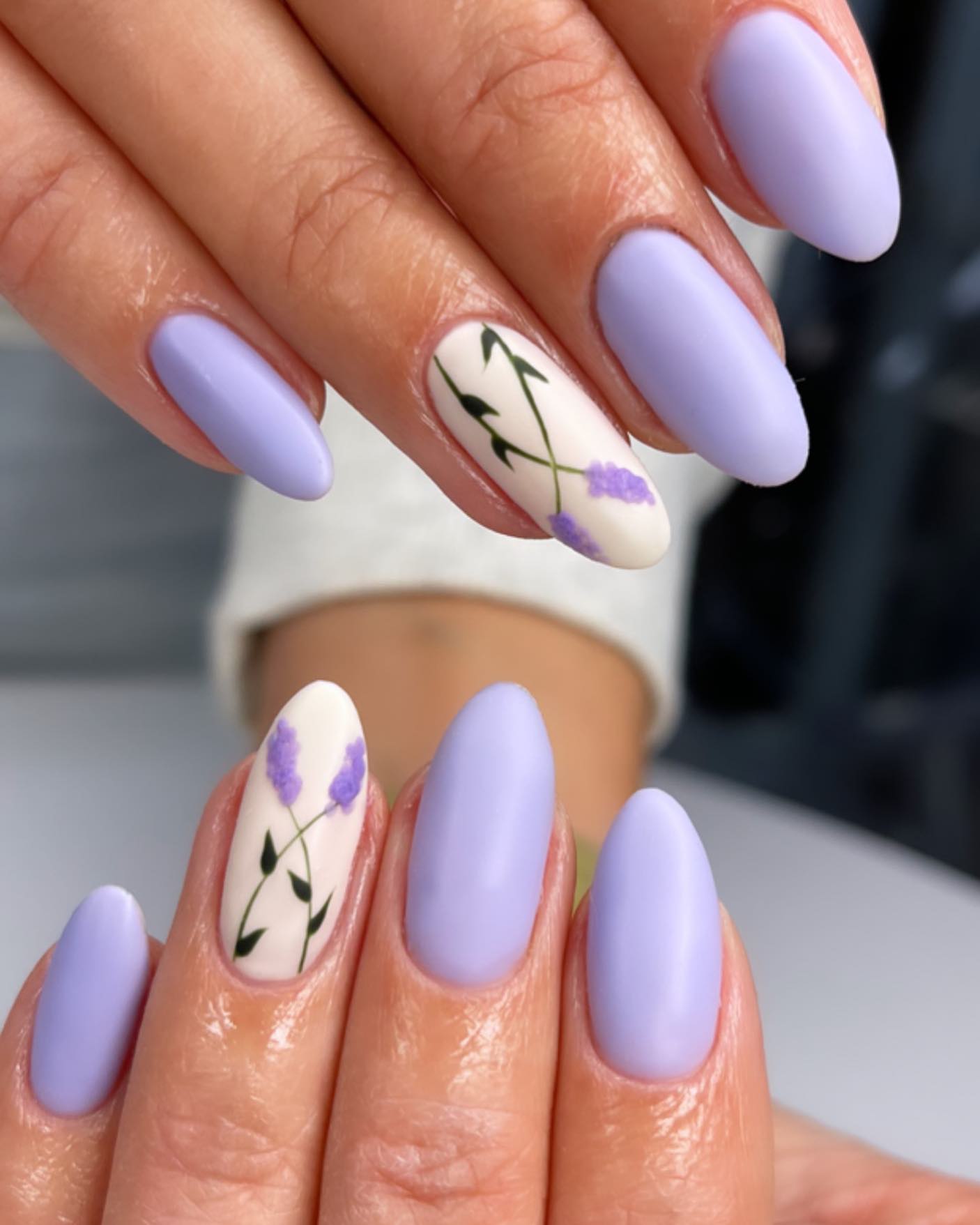 54 Latest Lavender Nail Designs To Try In 2023