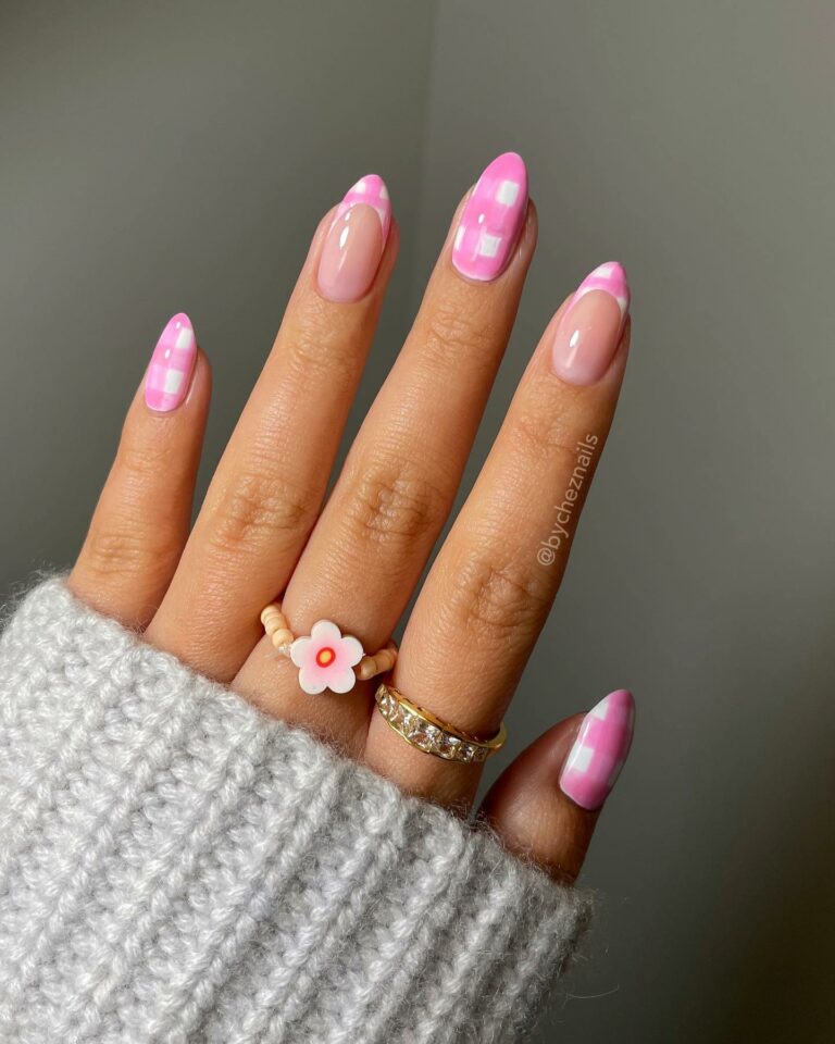 30 Latest Pink And White Nail Ideas To Try In 2024!