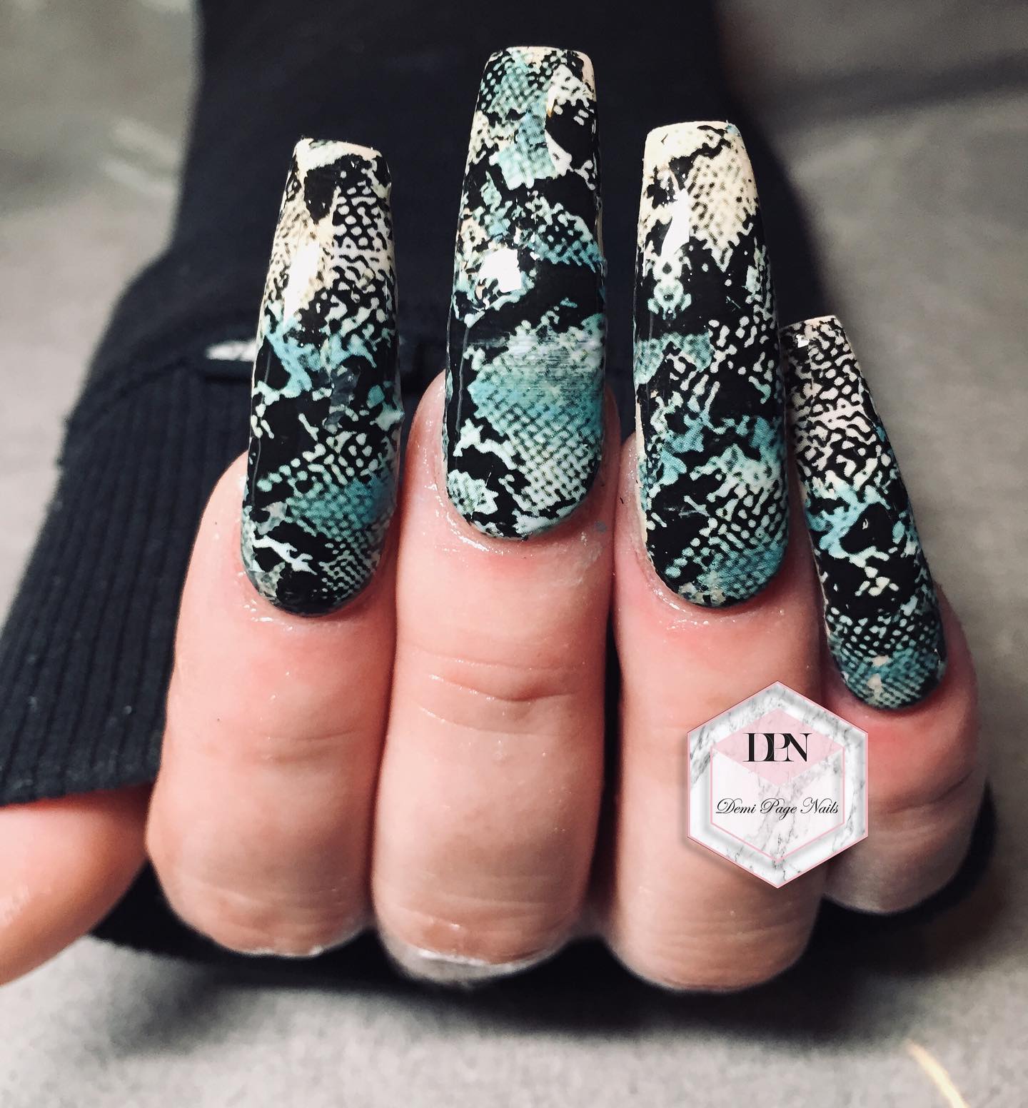 Explore 60 Stunning Black Acrylic Nail Designs for 2024