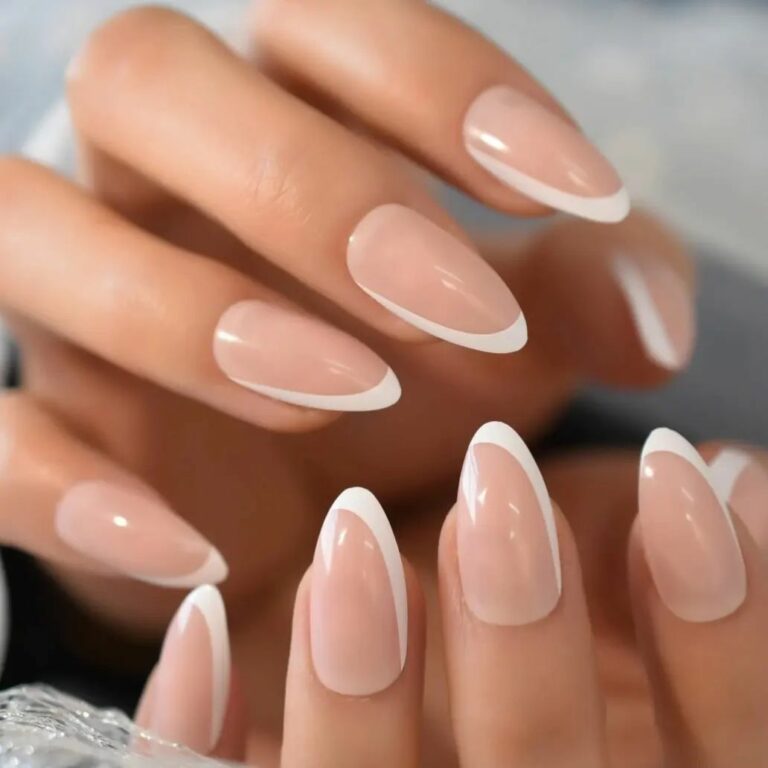 40 Latest White Tip Nail Ideas To Try In 2023! - alexie