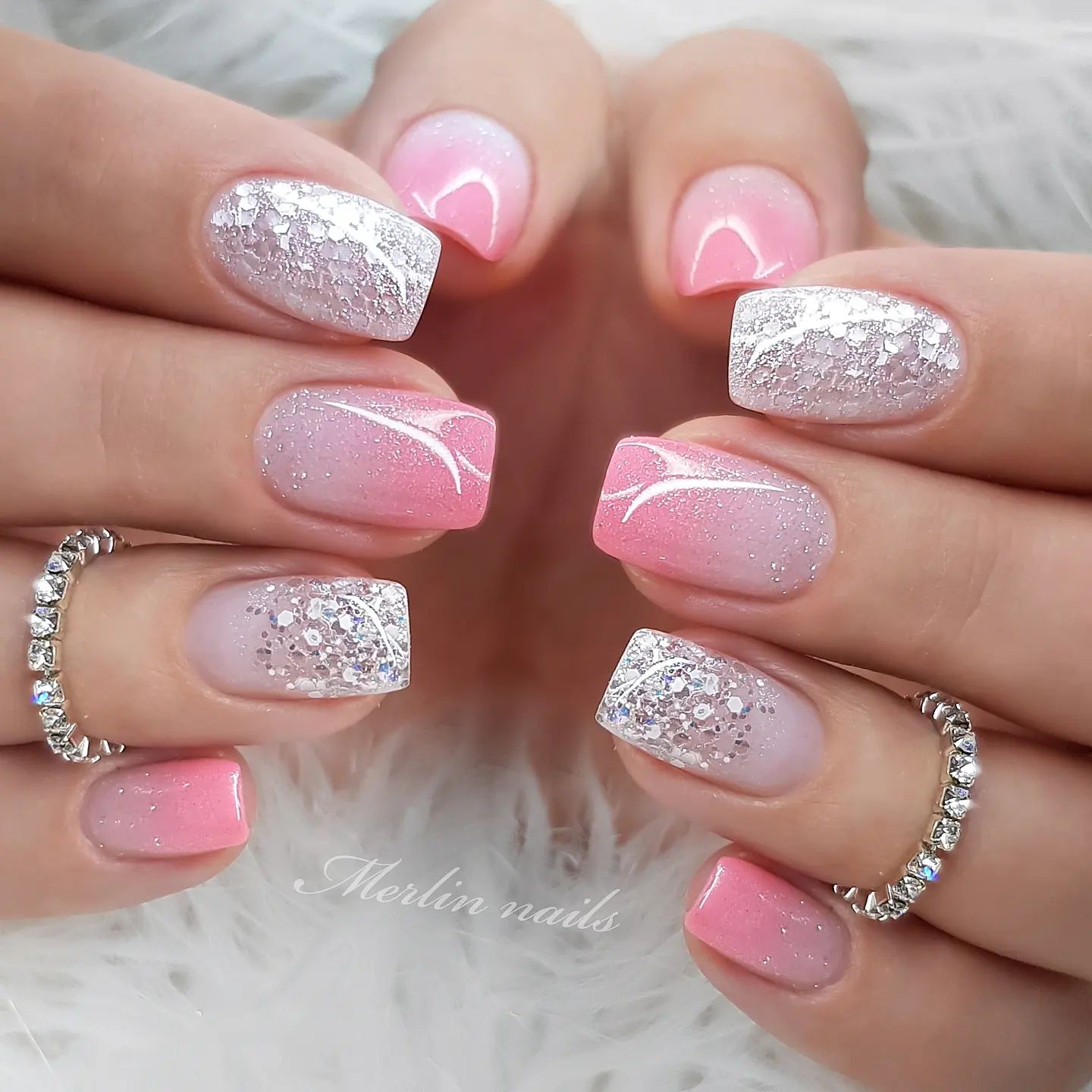 30 Latest Pink And White Nail Ideas To Try In 2024!