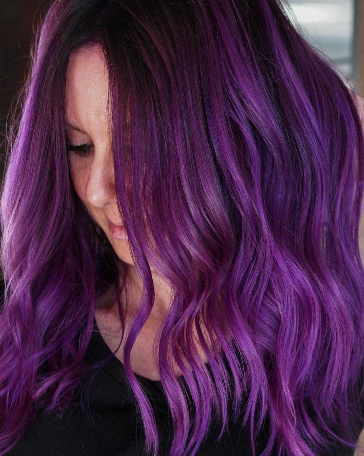 40 Purple Highlight Hair Ideas to Try in 2024