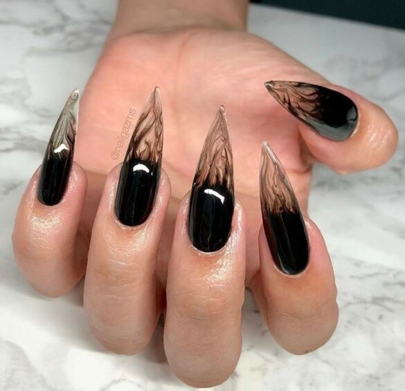 55 Latest Pointed Nail Designs To try In 2024!