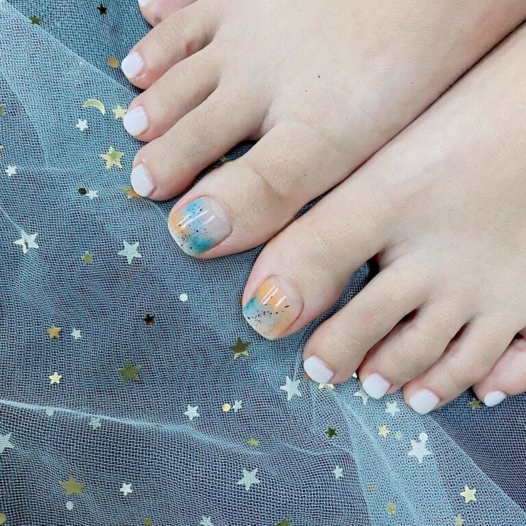 30 Light Blue Pedicure Ideas to Try in 2024