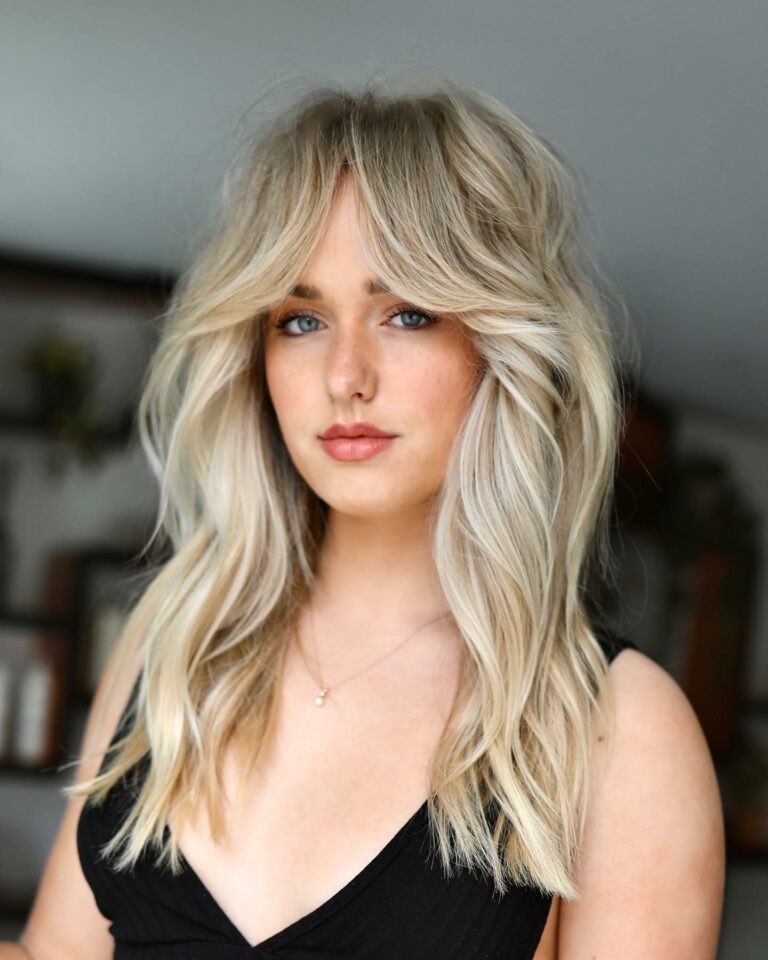 45 Wispy Long Curtain Bang Hairstyles to Try in 2024