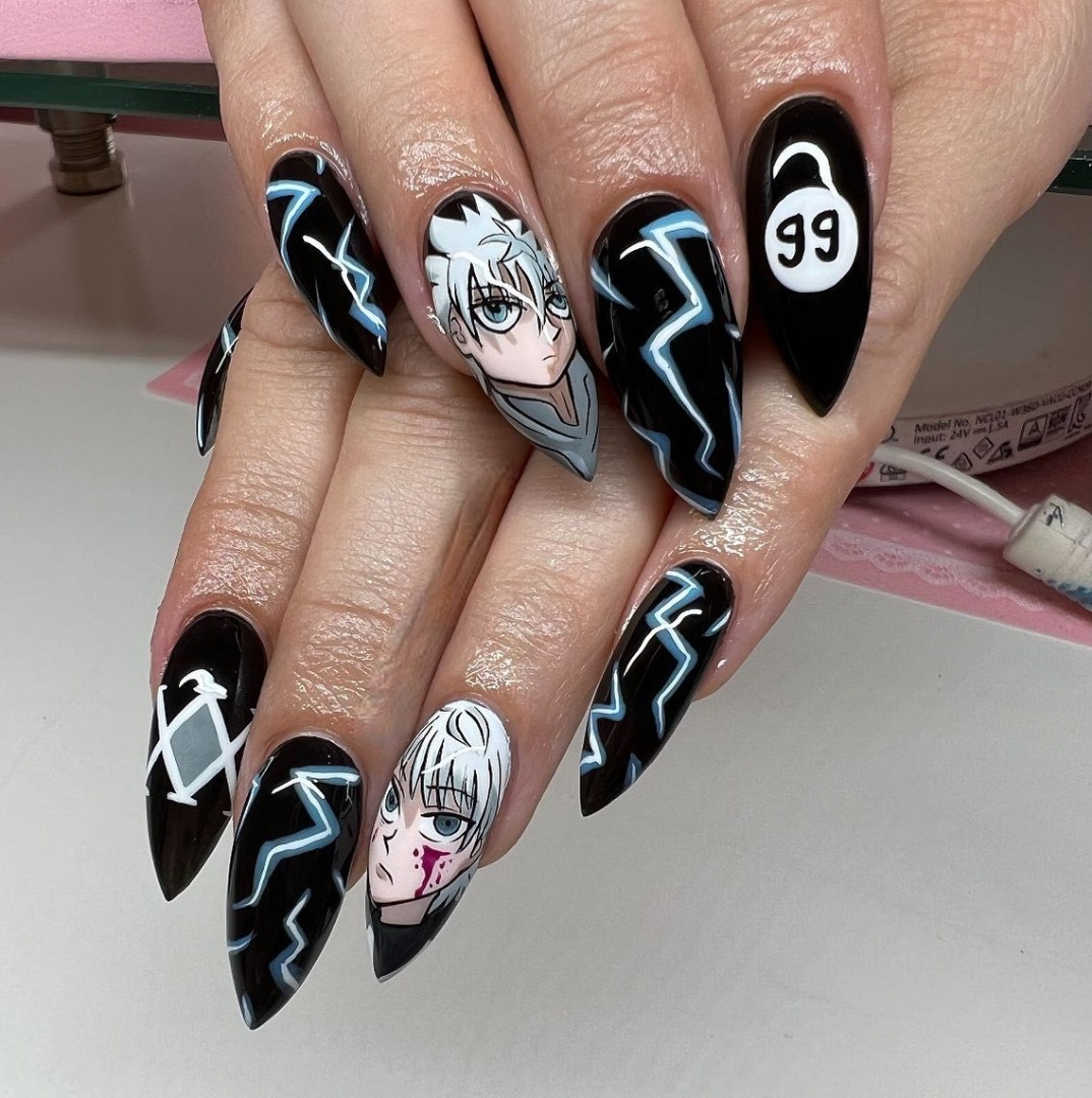 Embrace 40 Anime Nail Designs in 2024