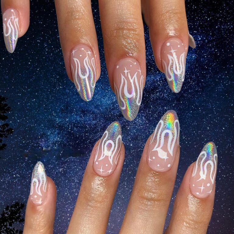 50 Latest Flame Nail Designs to Try In 2024!
