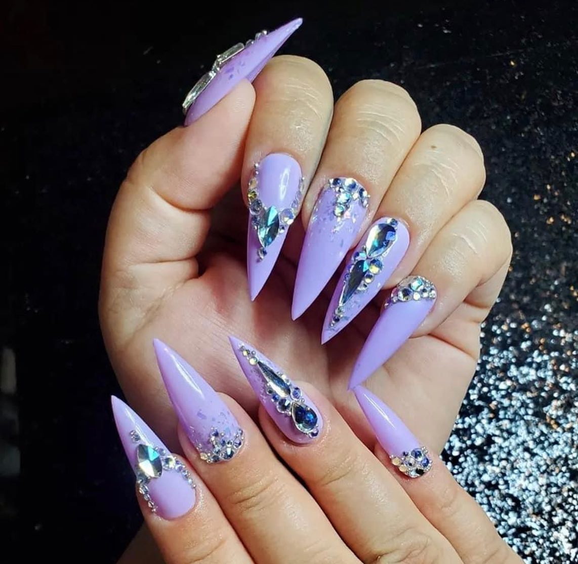 55 Latest Pointed Nail Designs To try In 2024!