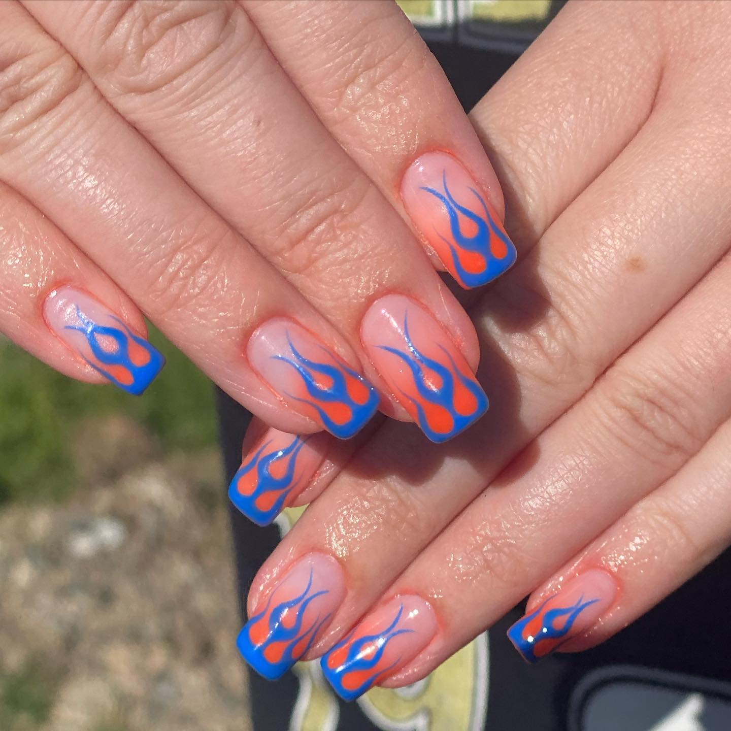 50 Latest Flame Nail Designs to Try In 2024!