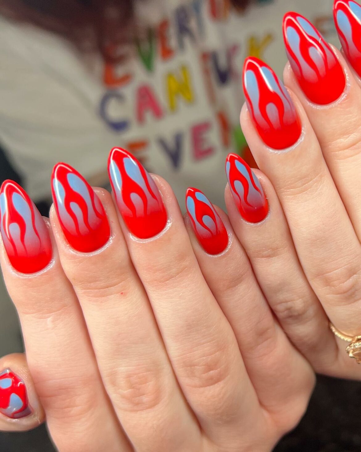 50 Latest Flame Nail Designs to Try In 2024!