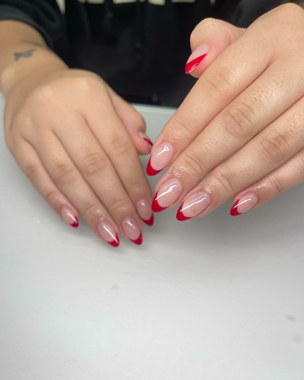 30 Latest Almond French Tip Nail Designs To Try In 2024!