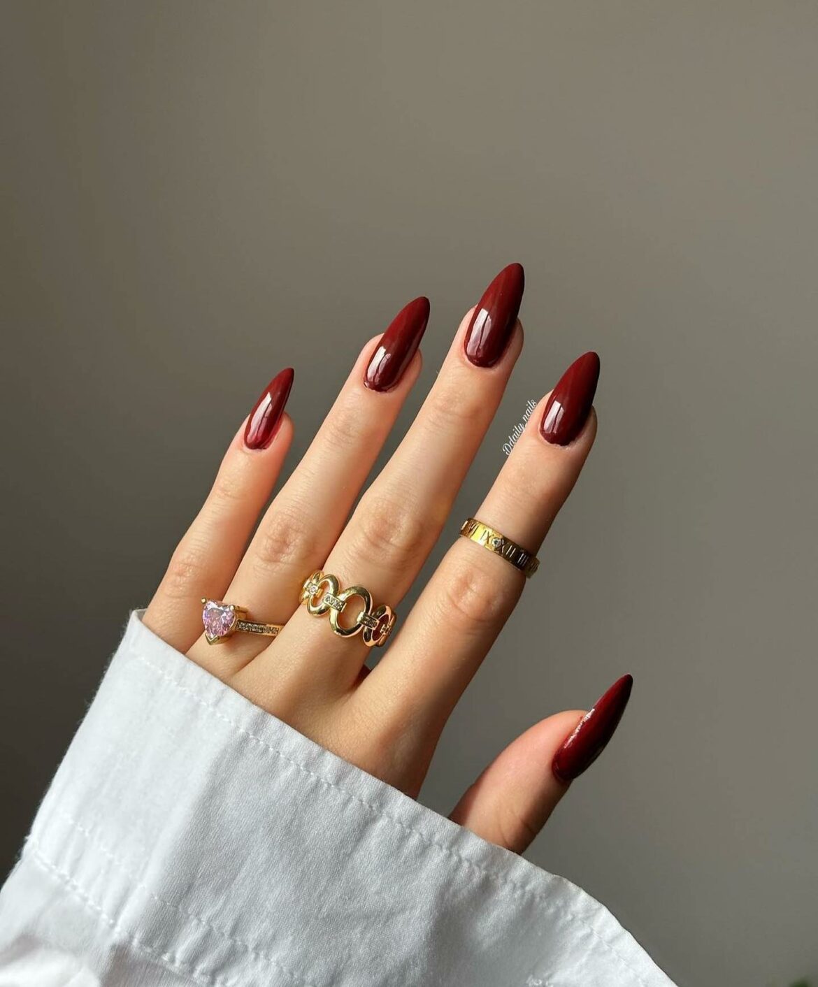 20 Latest Dark Red Nail Ideas To Try In 2024!