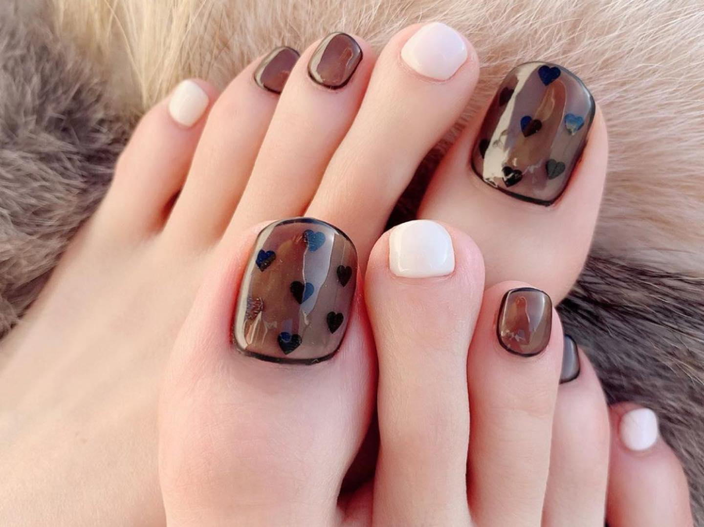 Get Playful with 30 Heart Toenail Pedicure Ideas for 2024