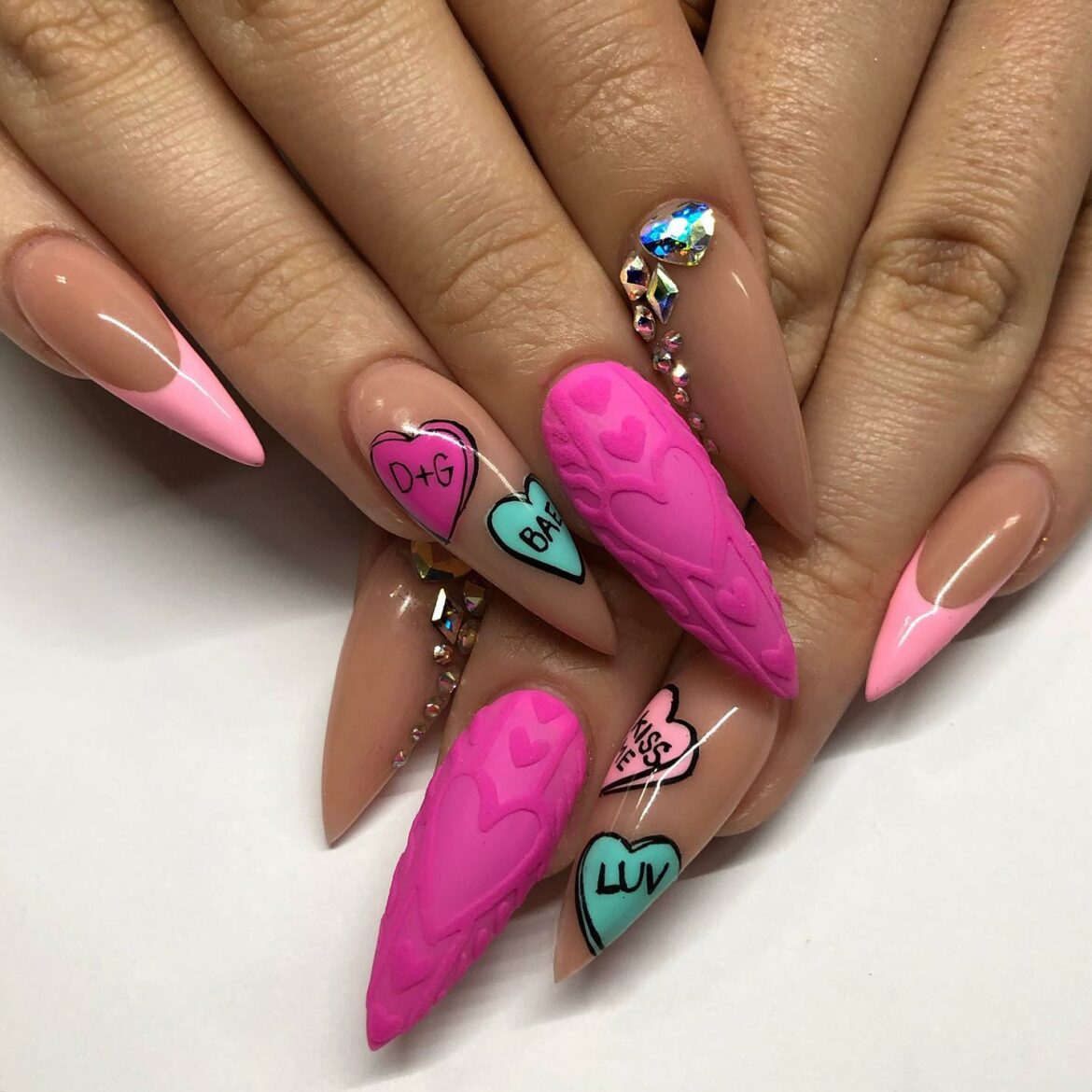 55 Latest Pointed Nail Designs To try In 2024!