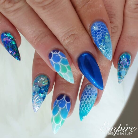 17 Latest Mermaid Nail Designs You Need To Try In 2024!