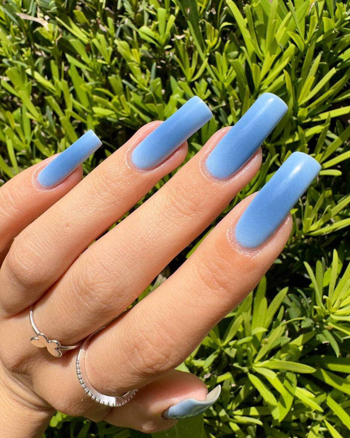 34 Latest Blue Acrylic Nail Designs To Try in 2024