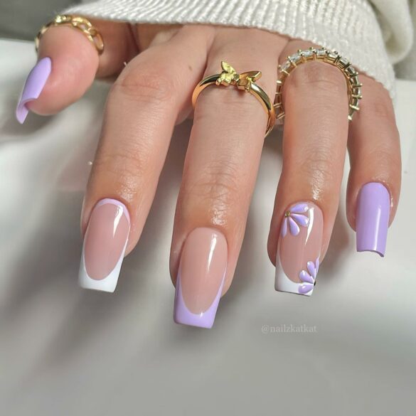 32 Latest Square French Nail Designs To Try In 2024!