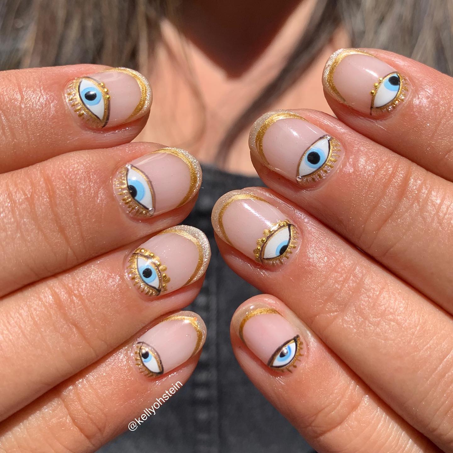 Channel Mystique with 20 Evil-Eye Nail Designs for 2024
