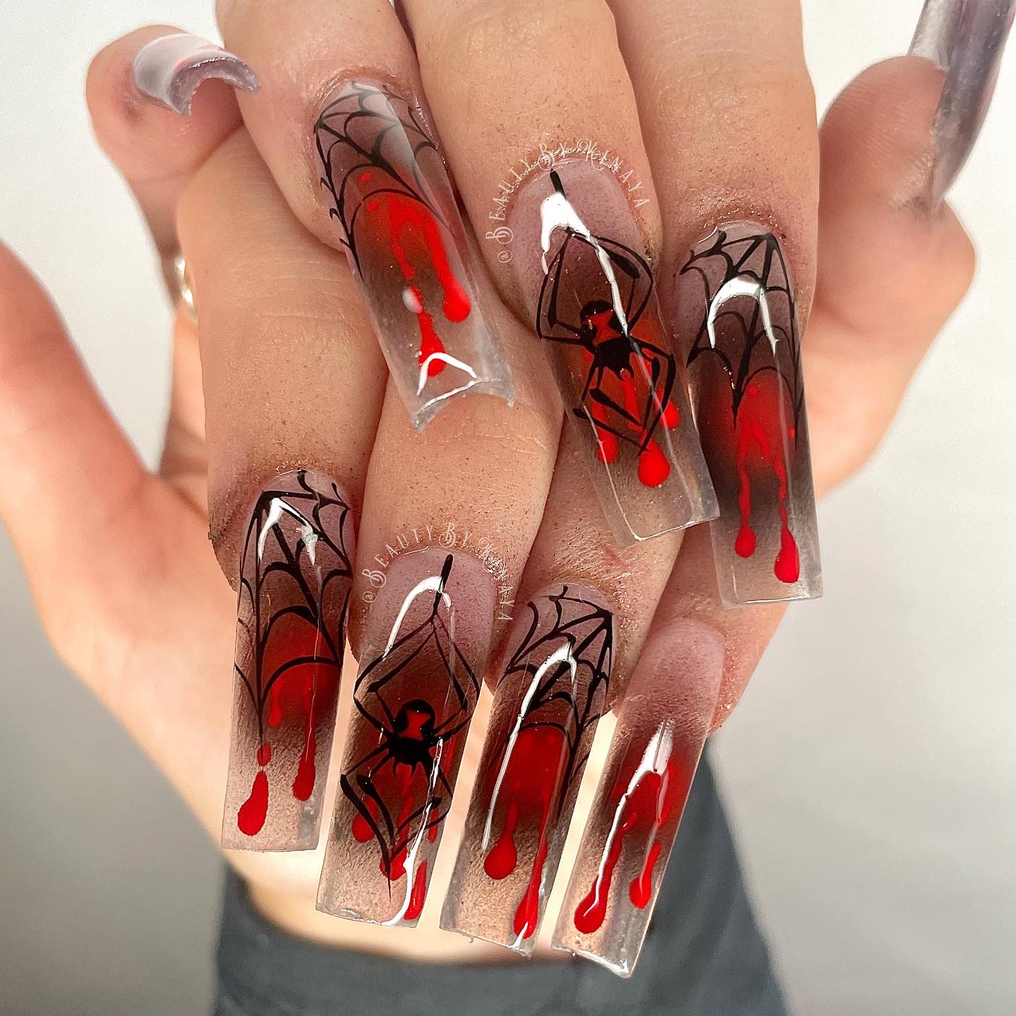 55 Latest Spider Web Nail Designs To Try In 2024!