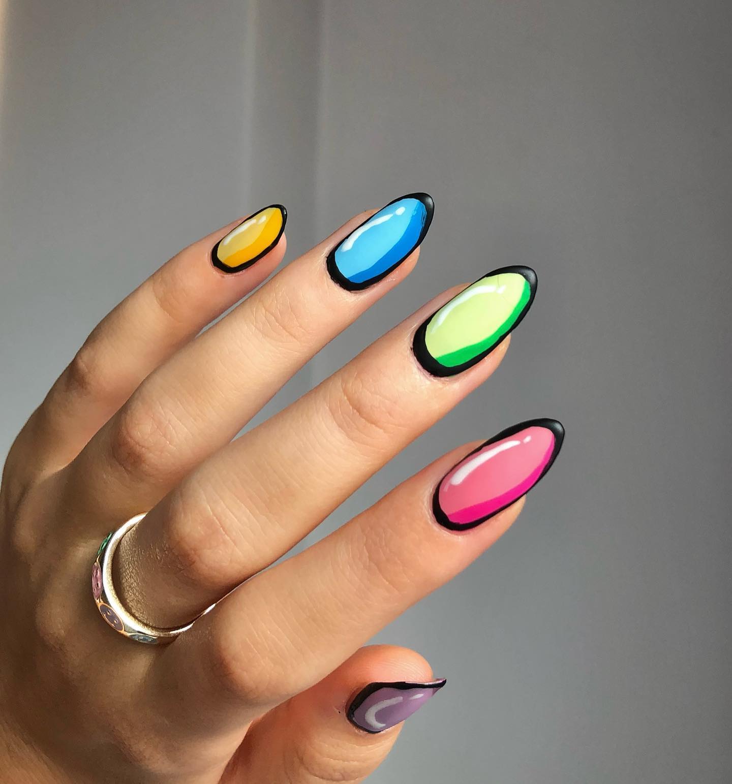 44 Latest Pop Art Nail Designs To Try In 2023! - alexie