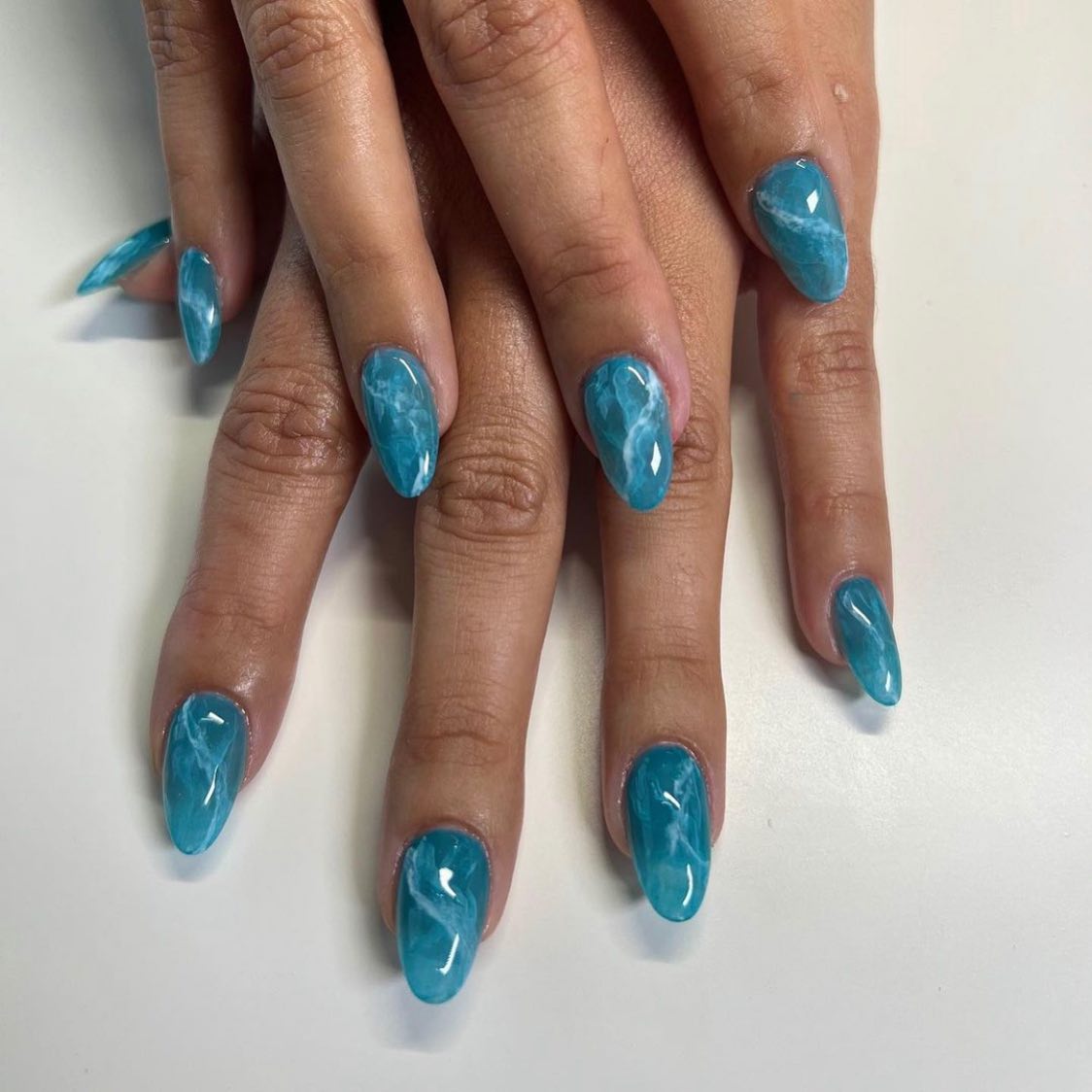 Dive into 60 Turquoise Nail Designs of 2024