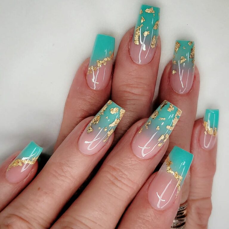 Dive into 60 Turquoise Nail Designs of 2024