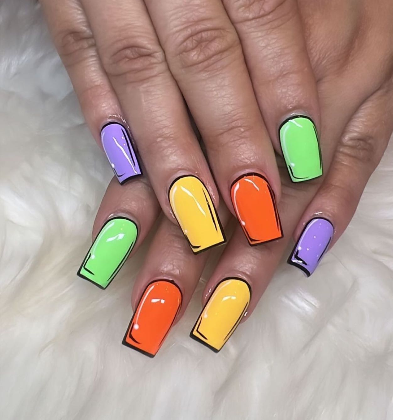 44 Latest Pop Art Nail Designs To Try In 2024!