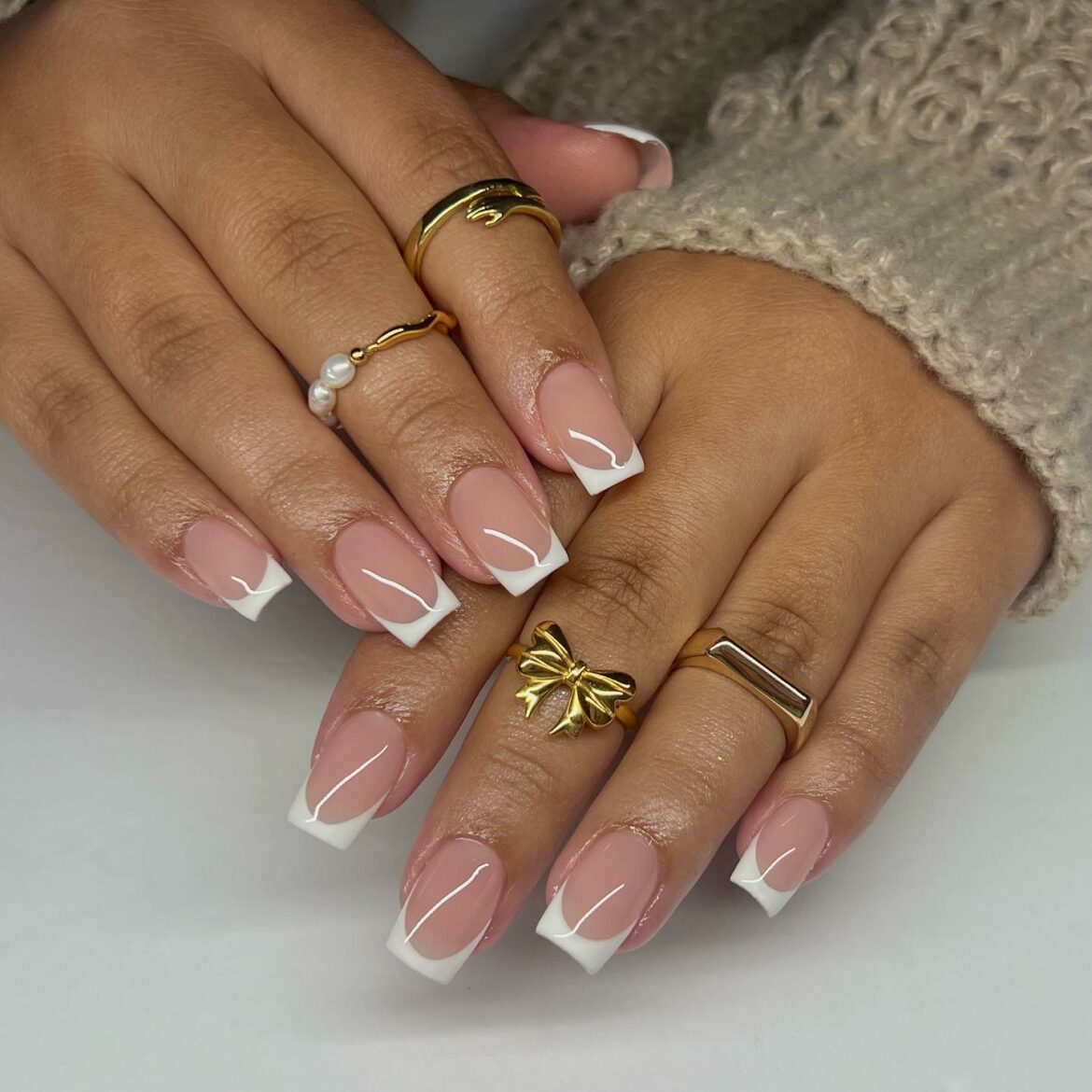 23 Latest Nude French Nail Designs To Try In 2024!