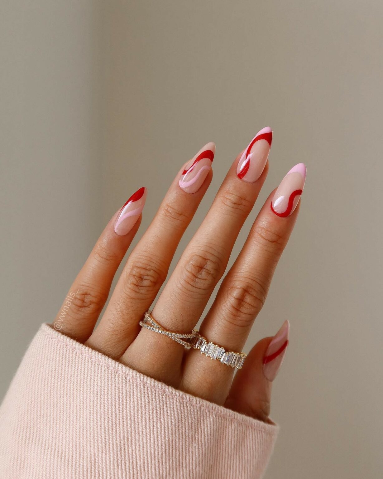 20 Latest Red Almond Nail Ideas To Try In 2024!