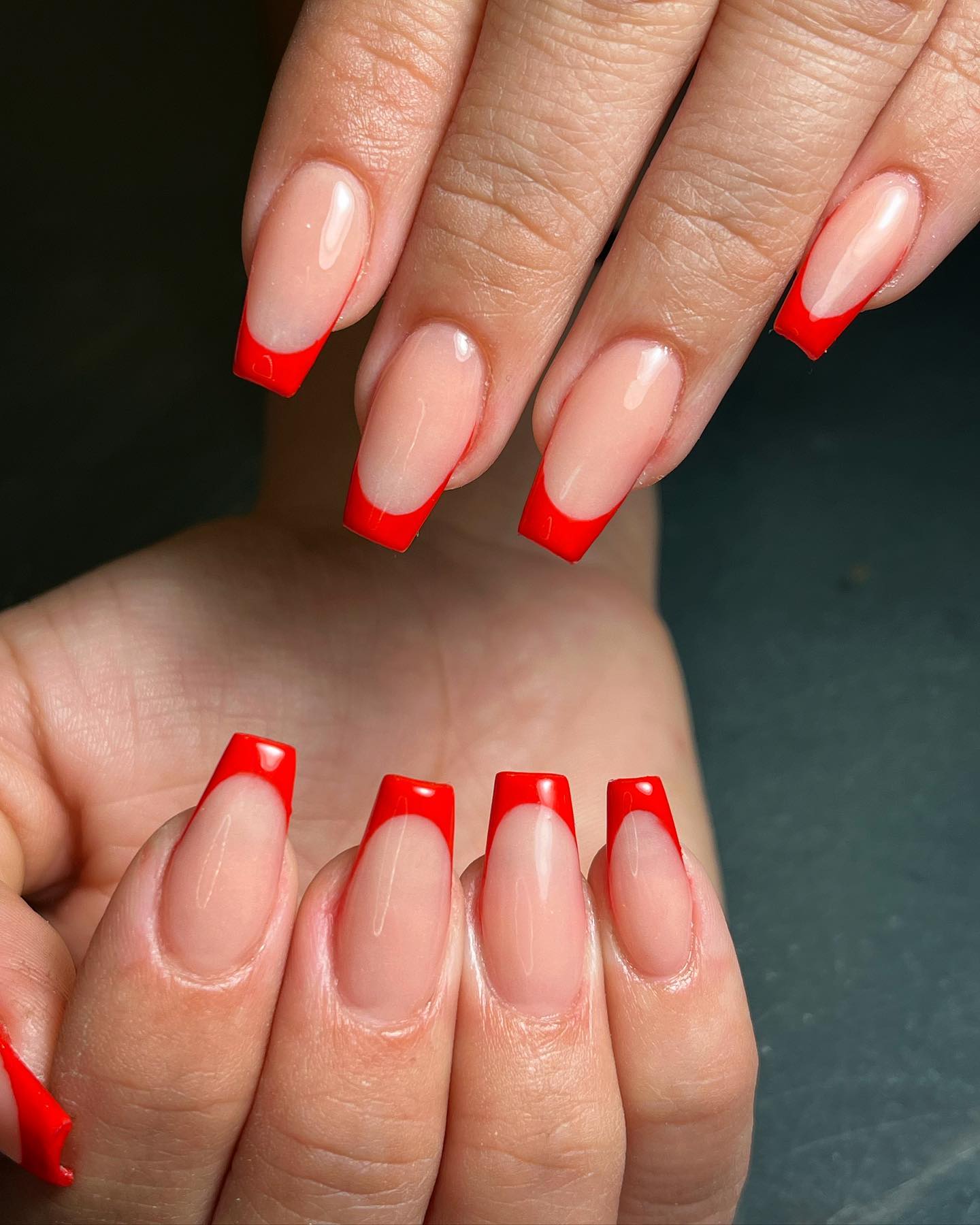 Go Bold with 40 Red Coffin Nail Designs in 2024