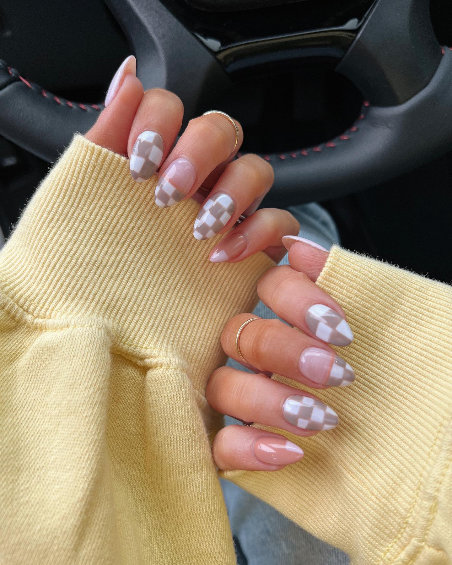 20 Latest Checkered Nail Designs To Try In 2024!