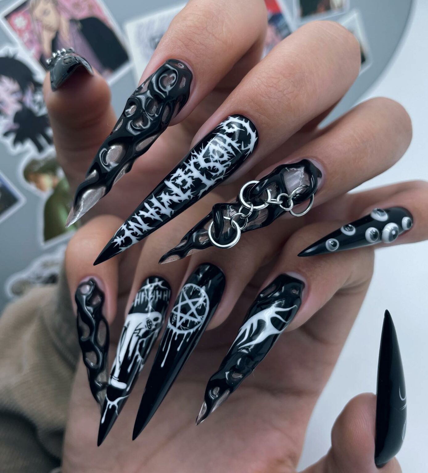 25 Latest Gothic Nail Ideas To Try In 2024!