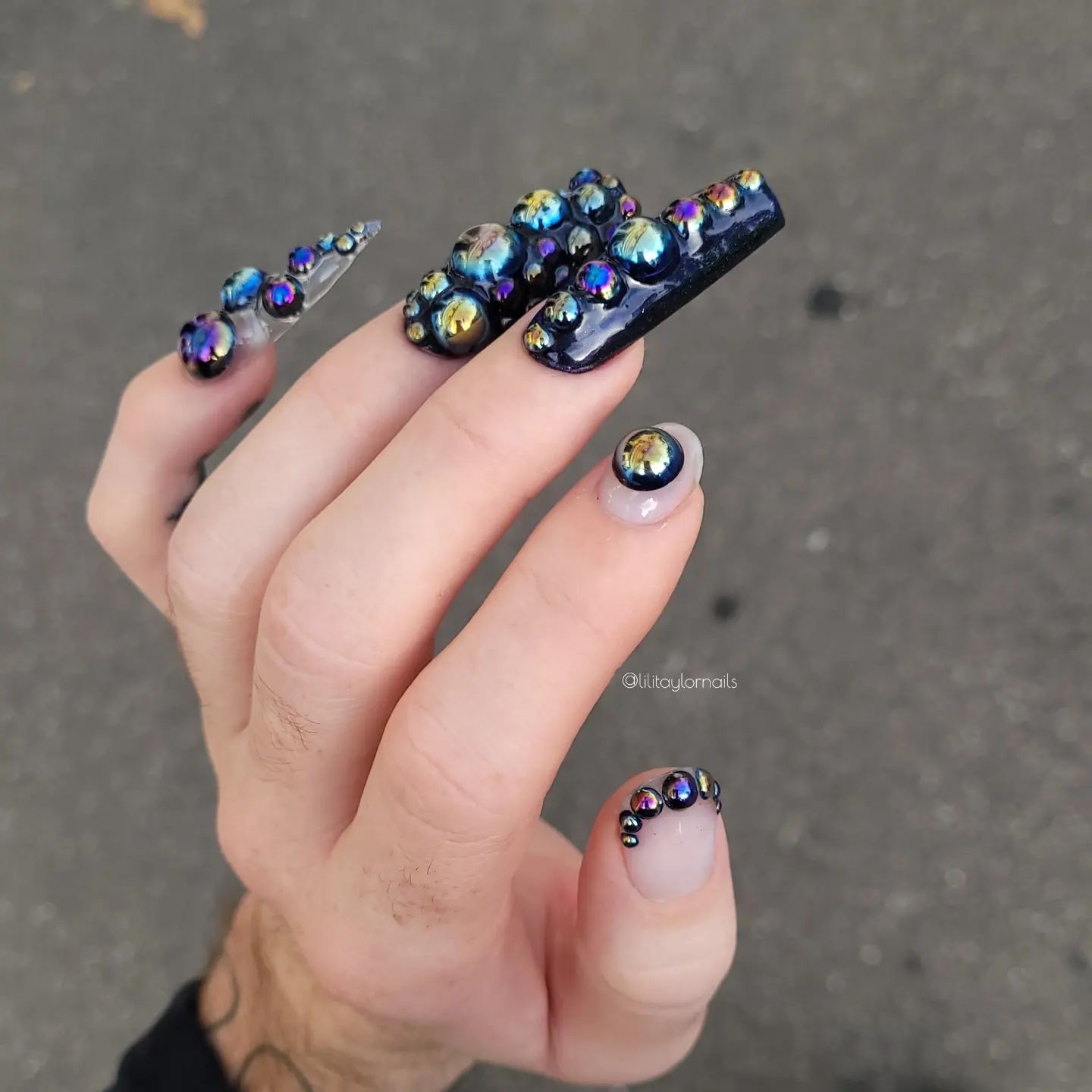 20 Latest Bubble Nail Ideas To Try In 2024!