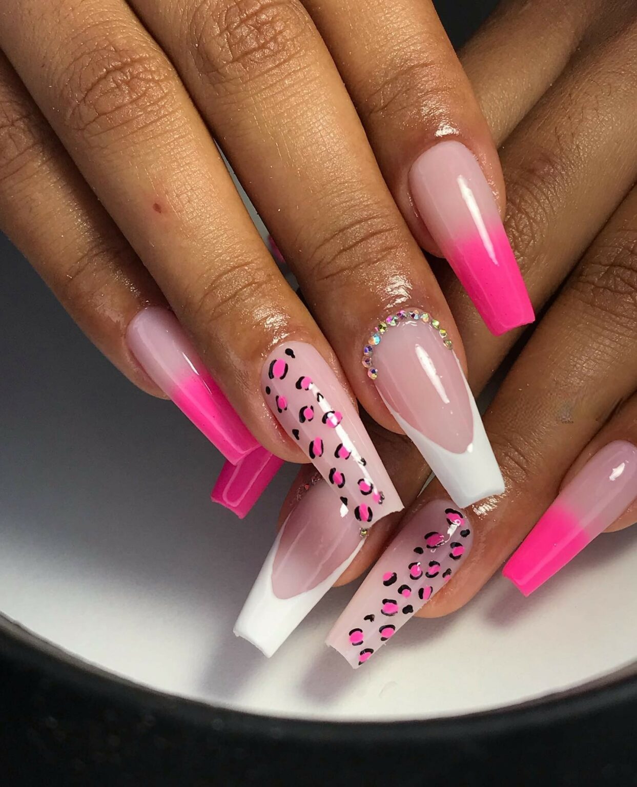 Shine Bright with 33 Hot Pink Nail Ideas in 2024