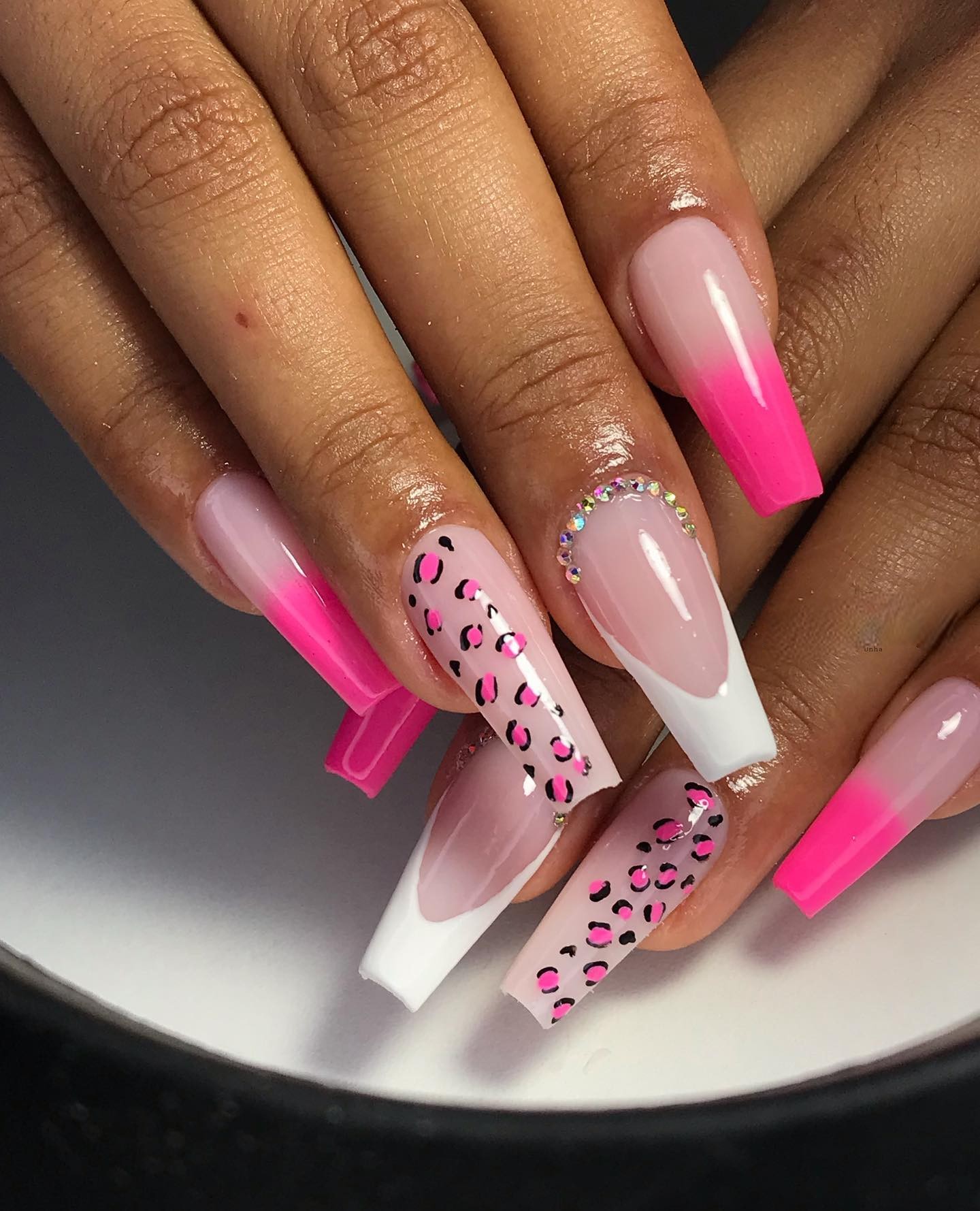 Shine Bright with 33 Hot Pink Nail Ideas in 2024