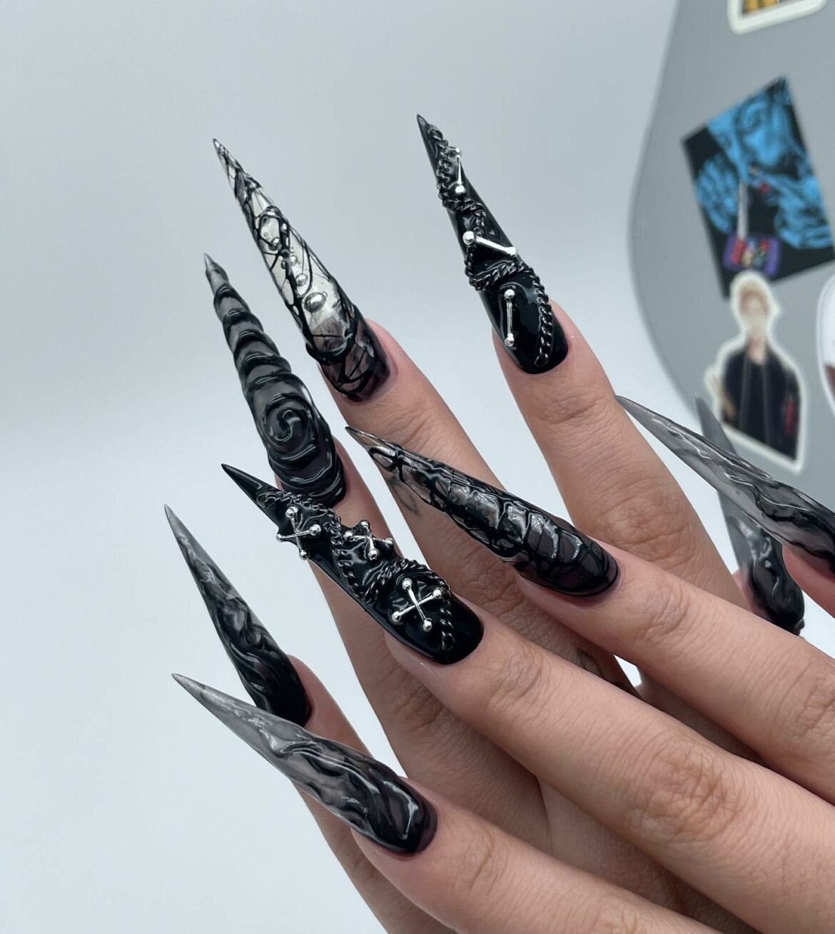 25 Latest Gothic Nail Ideas To Try In 2024!