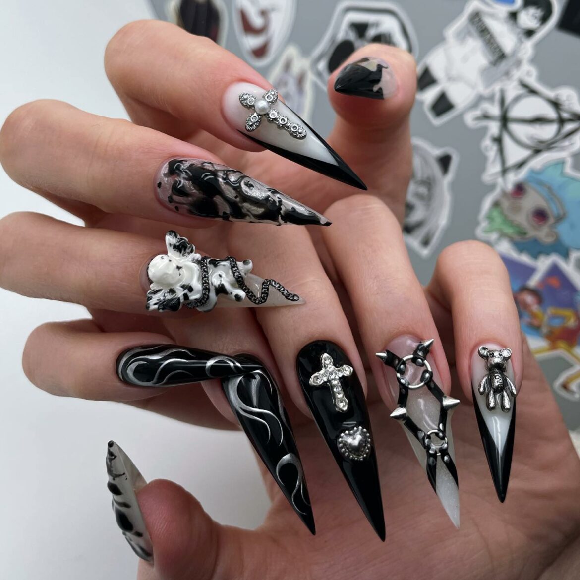 25 Latest Gothic Nail Ideas To Try In 2024!