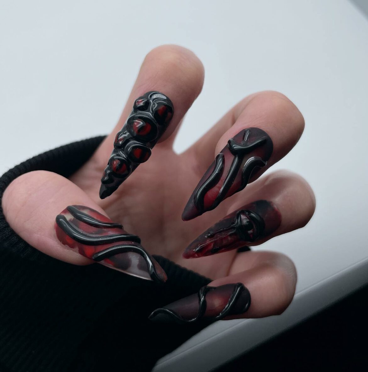 25 Latest Gothic Nail Ideas To Try In 2024!