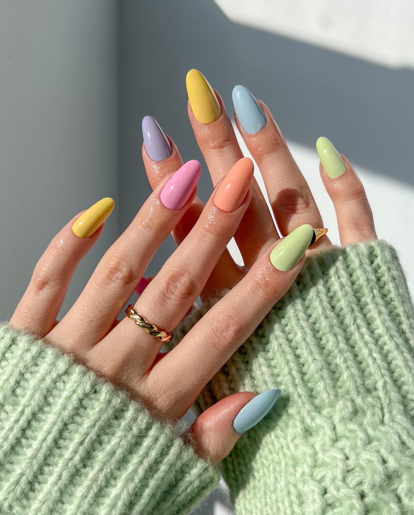 20 Latest Multi-Colored Nail Designs To Try In 2024!