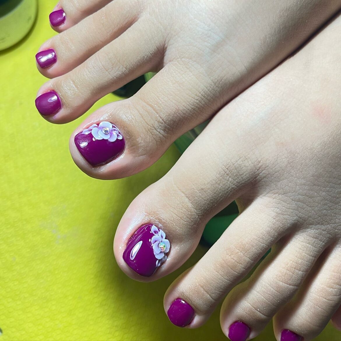 15 Latest Dark Purple Pedicure Designs To Try In 2024!
